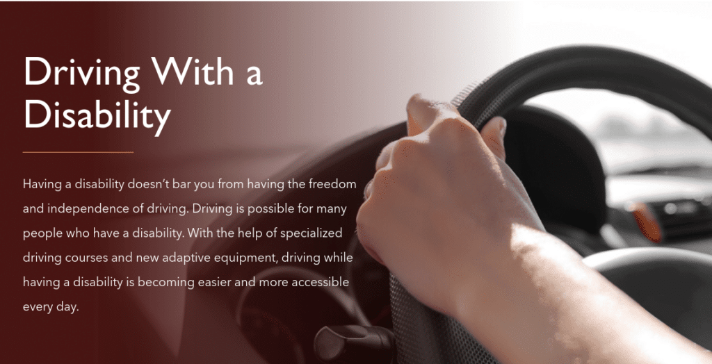 Driving With Disability